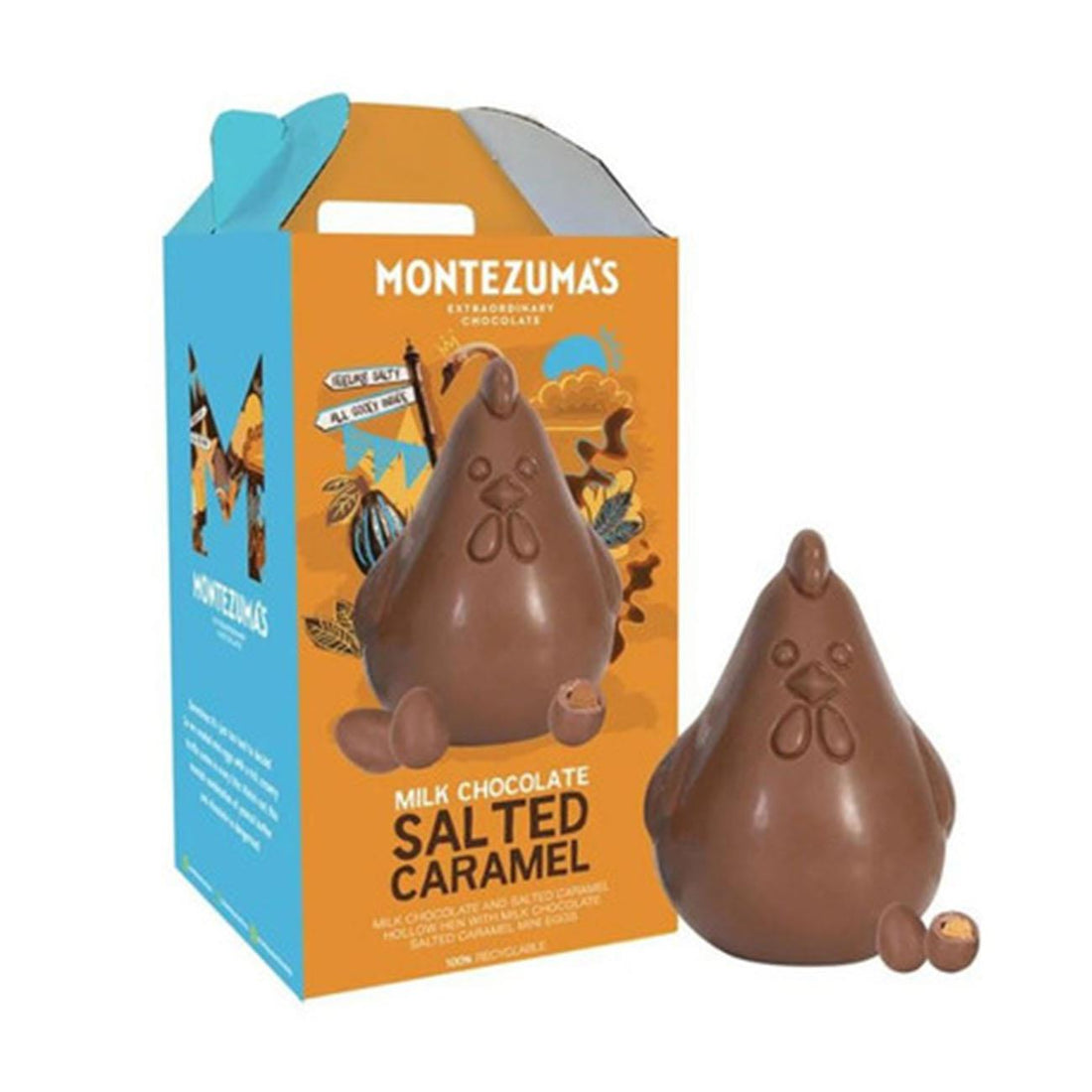 Salted Caramel Milk Chocolate Hen Easter 300g – Eco Natural Products