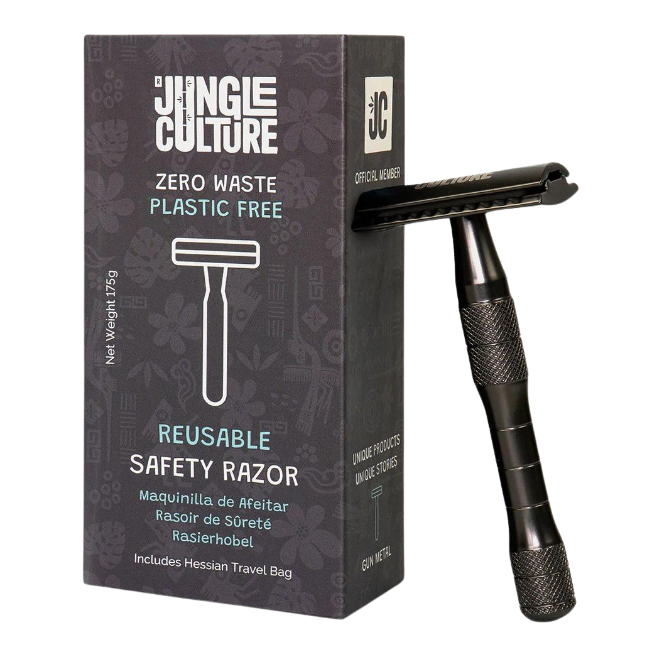 Safety Razor Gunmetal (Black) – Eco Natural Products