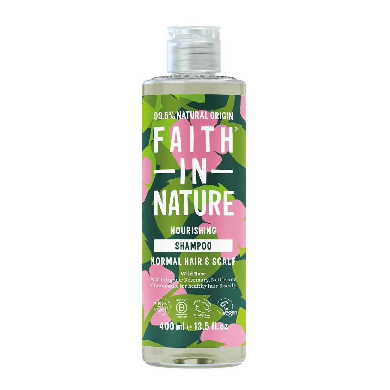 Wild Rose Shampoo | Vegan & SLS Free – 400ml – Eco Natural Products